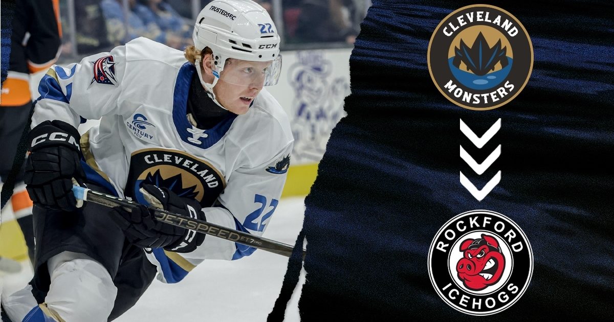 Cleveland Monsters Trade Forward Ryland Mosley to Rockford IceHogs ...